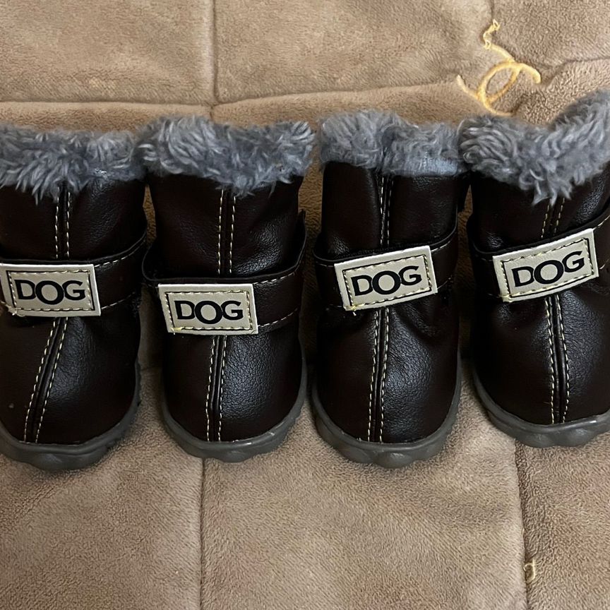 Ботинки утепленные для собаки размер 3