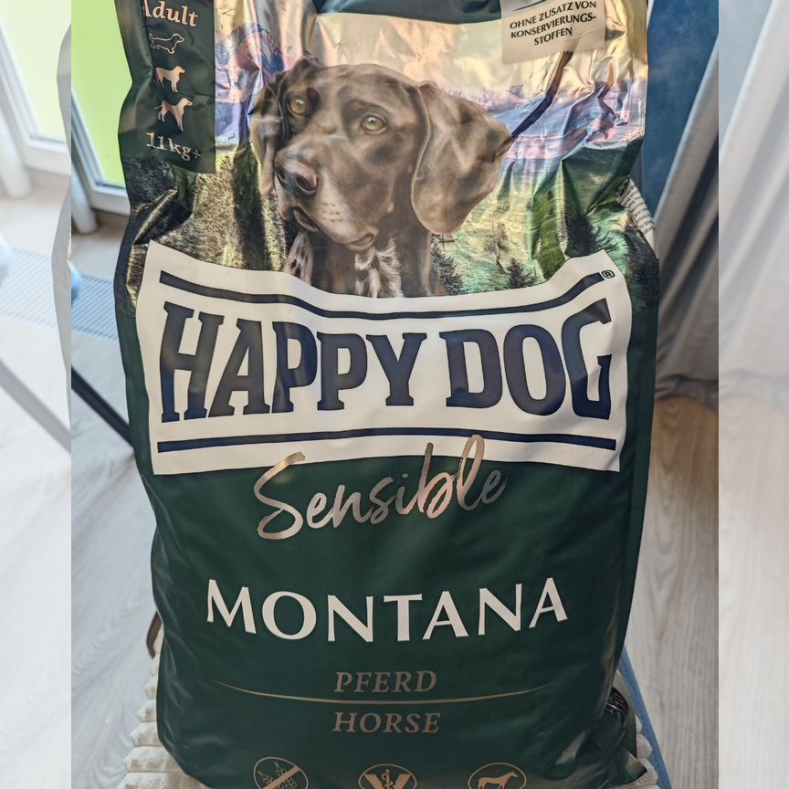 Корм для собак Happydog Montana 10кг