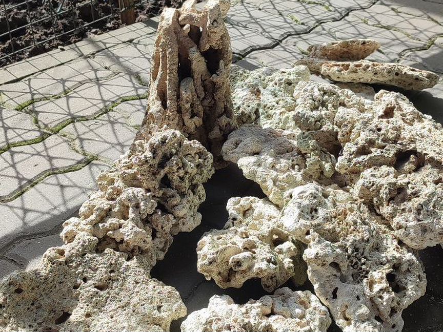 Сухой рифовый камень для морского аквариума