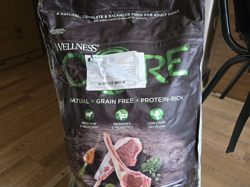 Сухой корм для собак wellness core