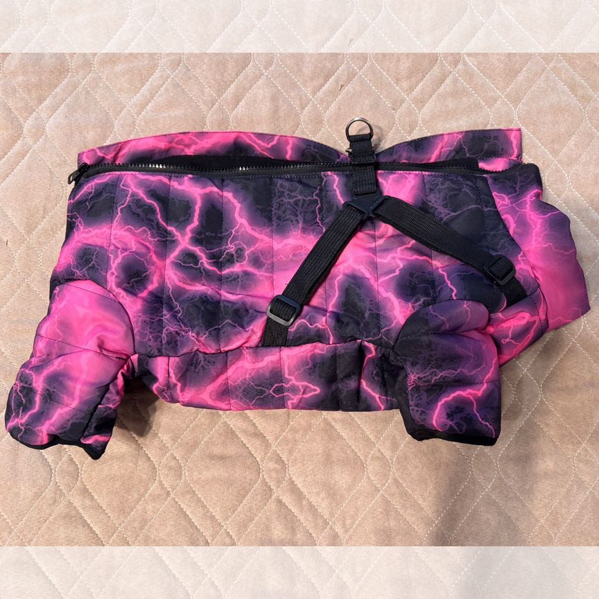 Зимний комбинезон для собаки девочки