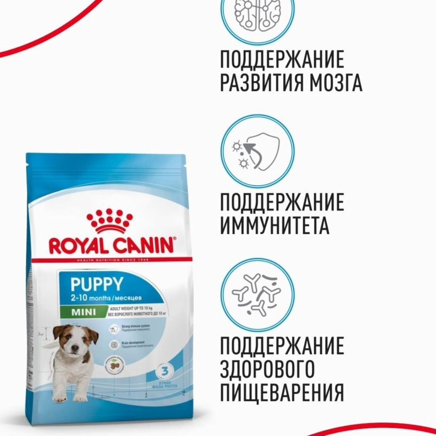 Сухой корм для собак royal canin mini puppy