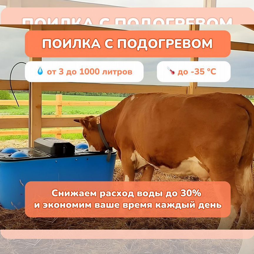 Надёжные поилки для крс с подогревом