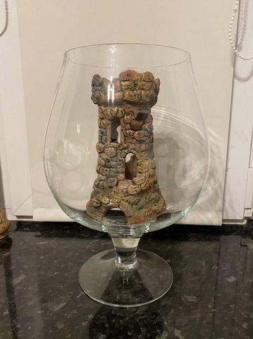 Ваза бокал аквариум