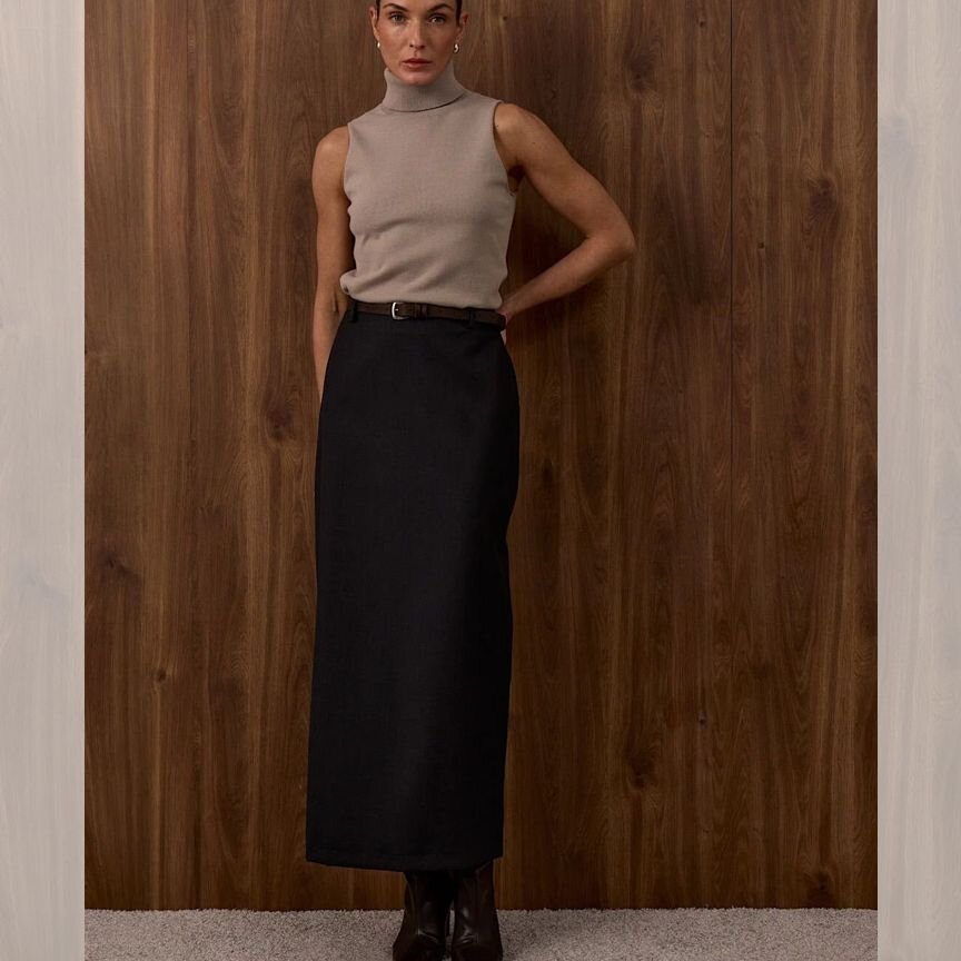 Юбка voishe из итальянской шерсти M-L