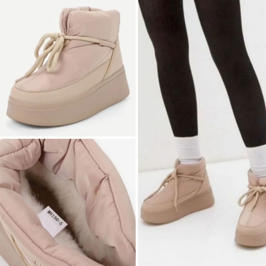 Дутики Зима с мехом Женские Новые