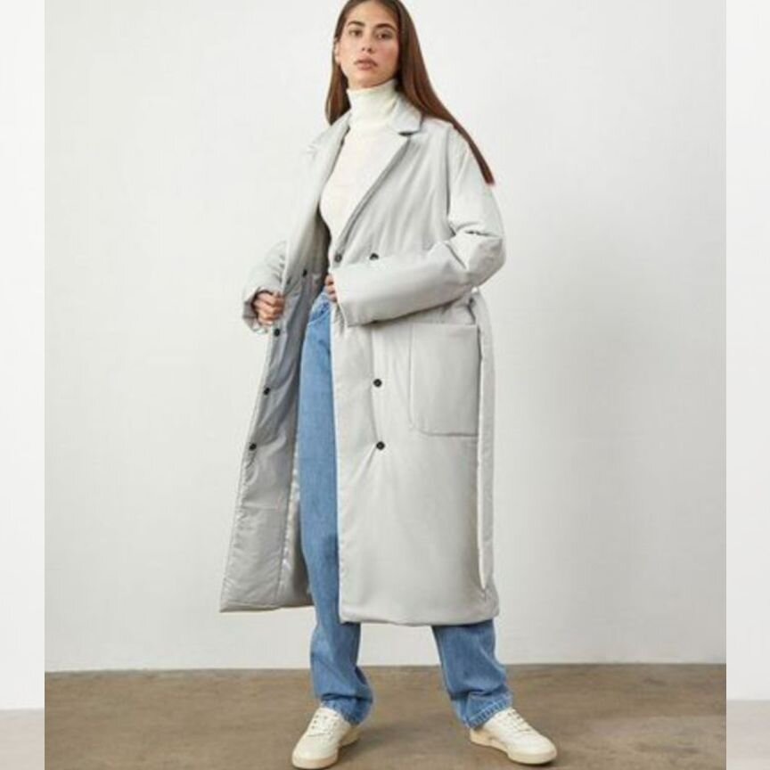 12storeez пальто утепленное на XS оверсайз