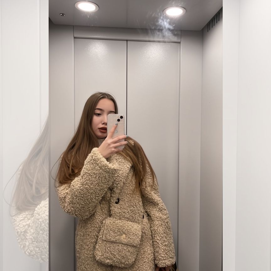 Искусственная шуба тедди 42 44