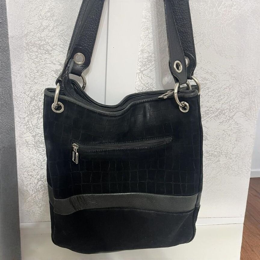 Сумка женская натуральная кожа бу