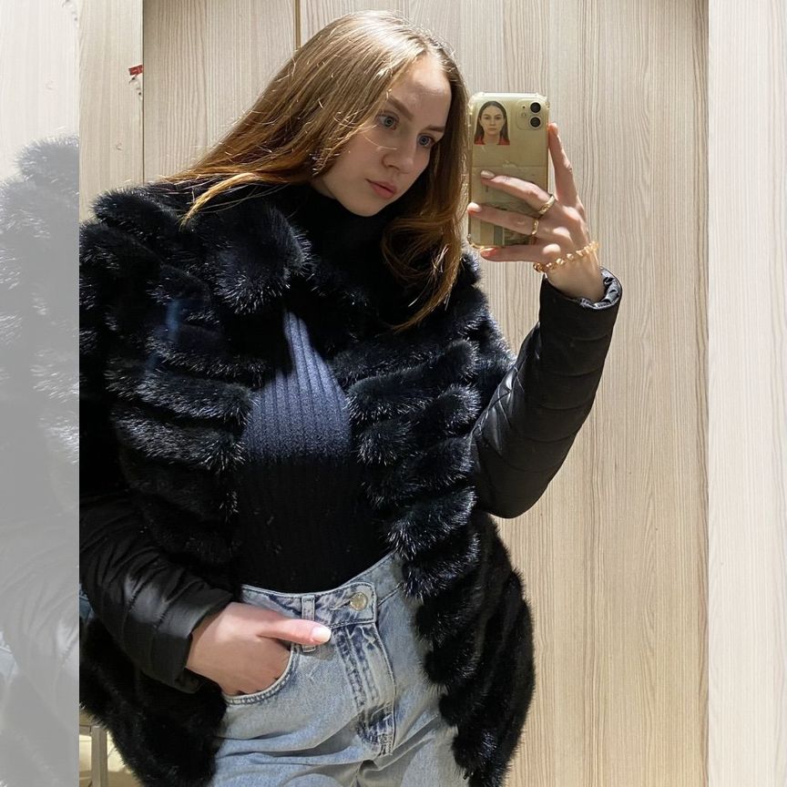 Шуба норковая 42