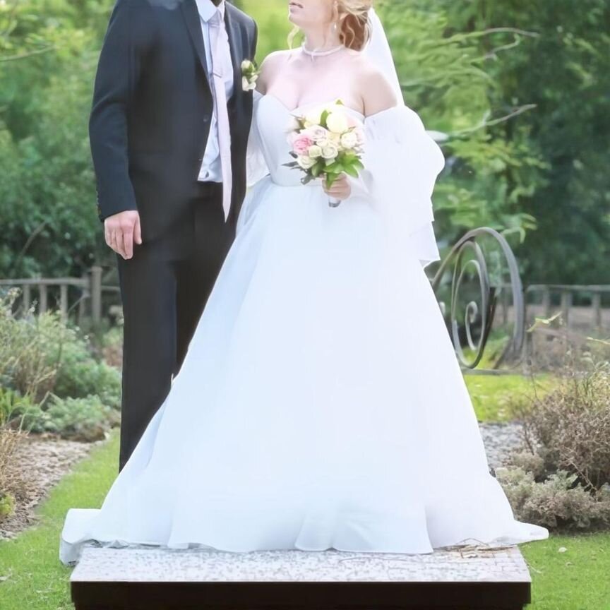 Свадебное платье 42 44 пышное