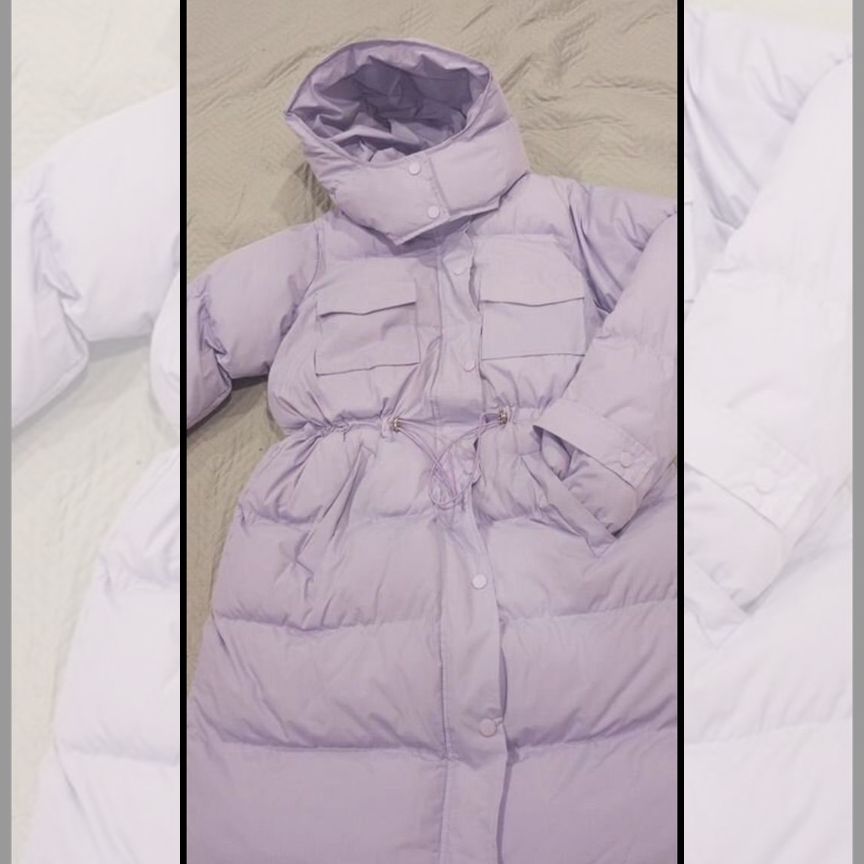 Пуховик женский зимний размер 50 52