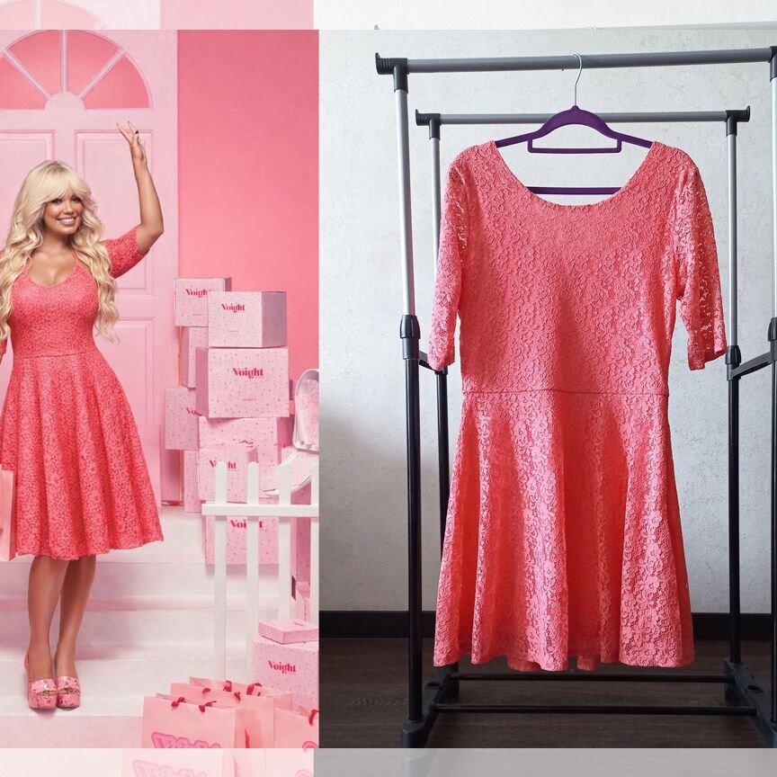 Платье кружевное в стиле барби Ann Christine